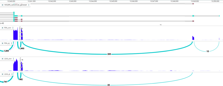 Tutorial alternative splicing: examples