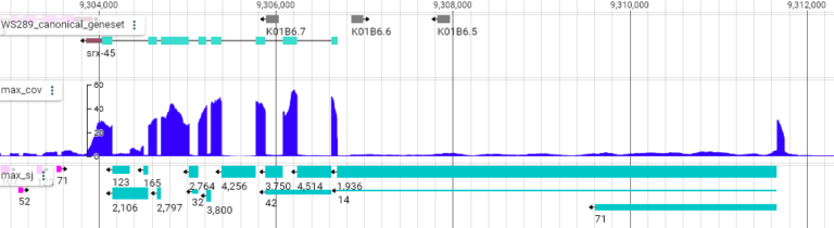 Tutorial alternative splicing: examples